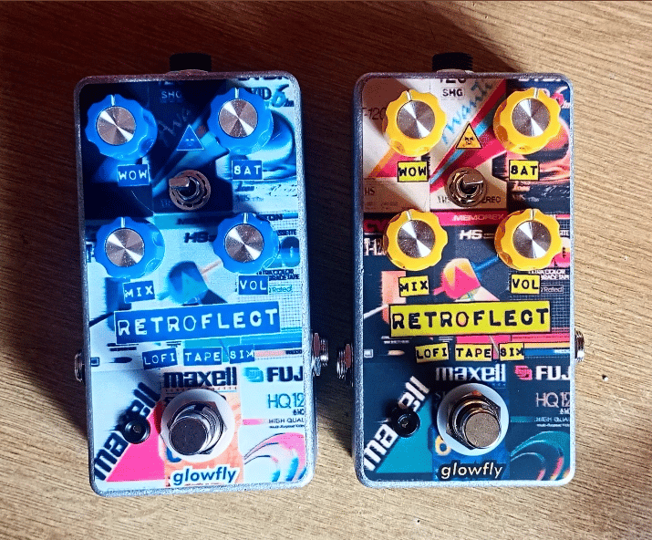 Retroflect - lofi tape sim pedal | glowfly pedals Retroflect - lofi tape sim pedal | glowfly pedals