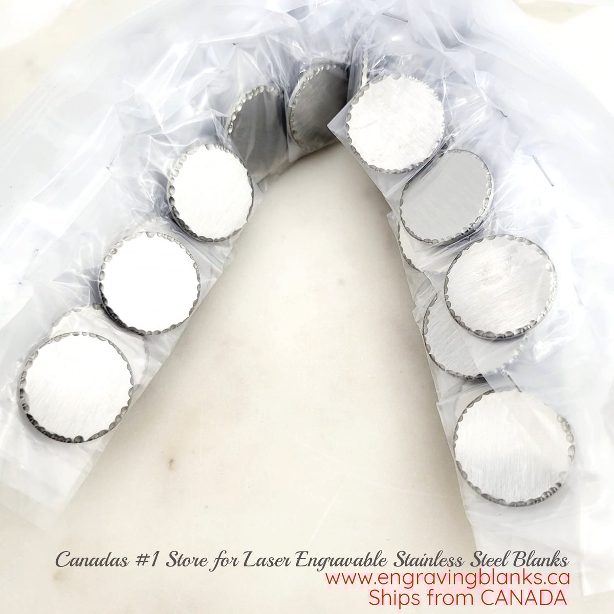 10 pcs/lot Round Shape Pocket Hug Token Blanks (Hammered edges) for DIY ...