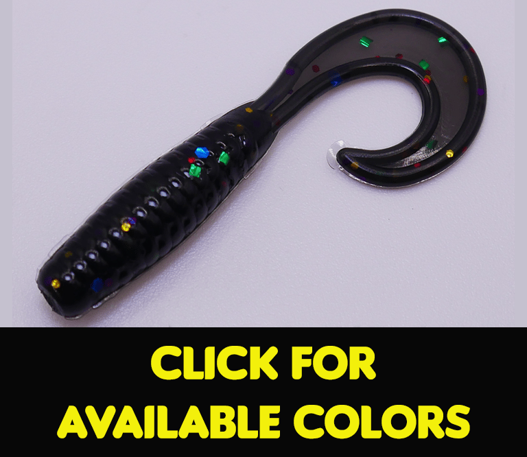 Unassembled Resin Model Moose Baits Curly Tail Grub Fishing Lures - 12 ...