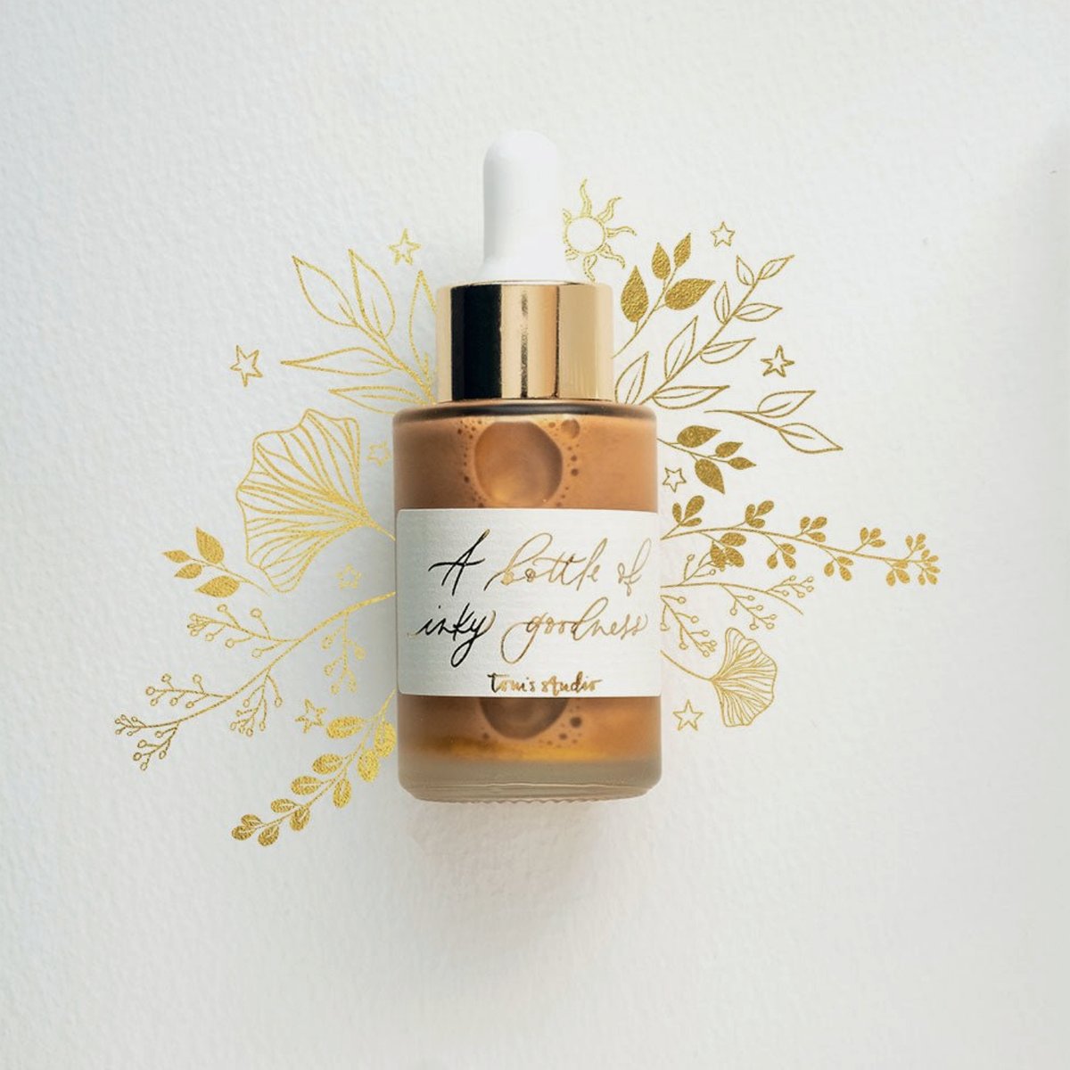 Tom's studio - Gold Calligraphy Ink | Cathy Penton Atelier