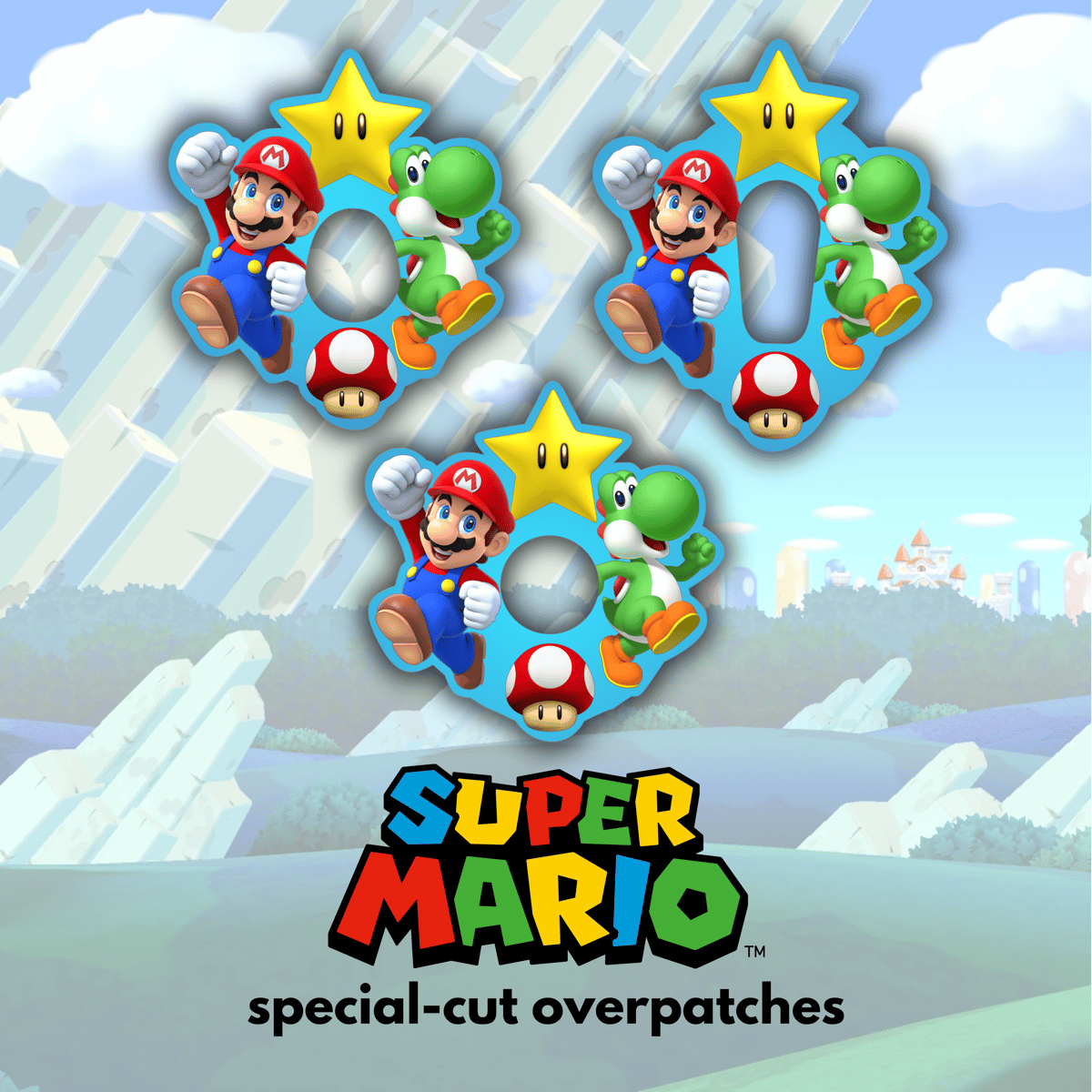 Mario - Special Cut Overpatches | Silly Billy Designs