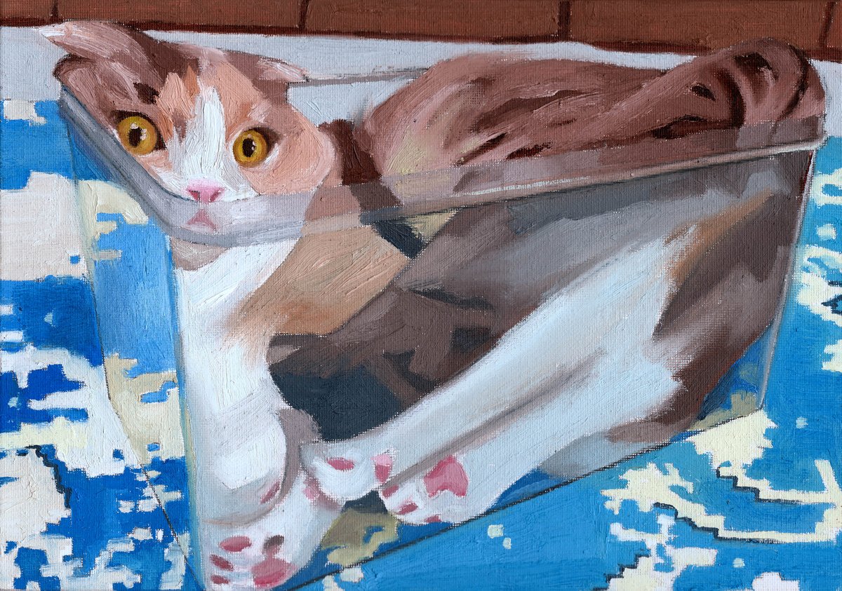 Liquid Cat X (print) | Daniel Arthur