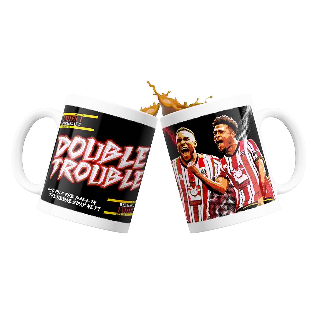 DOUBLE TROUBLE STEEL CITY DERBY MUG | Shoreham St. Magnifique