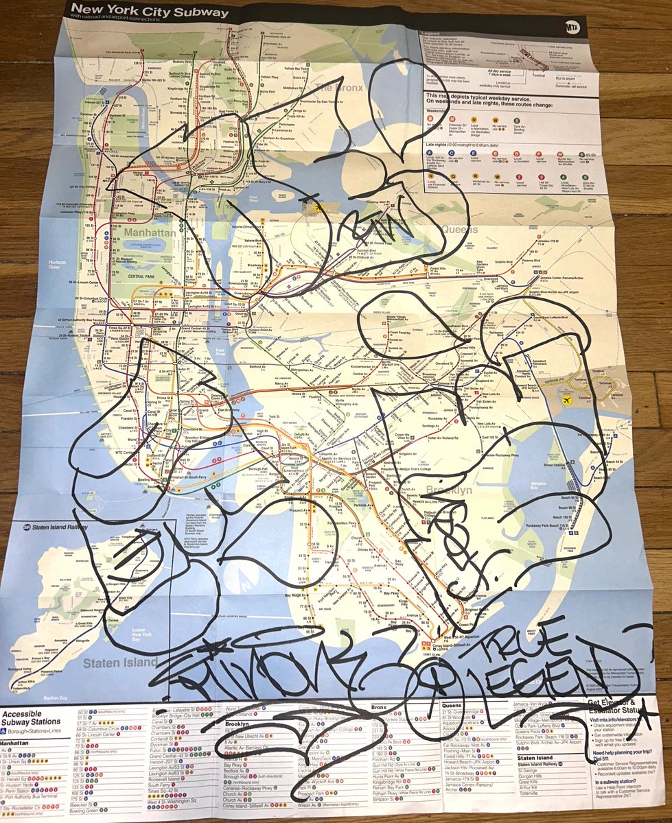 NE x3 Subway Map | MinOne RTW