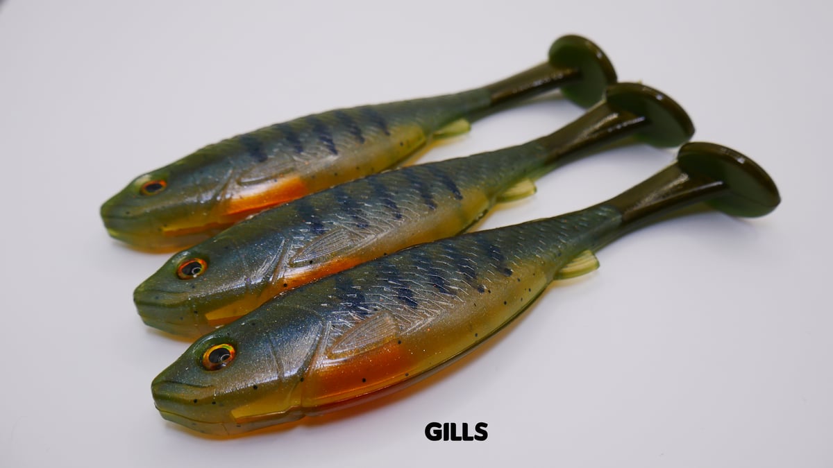 5" Swimbait Split Belly (3 Pack) Gills | Big Dangler Baits