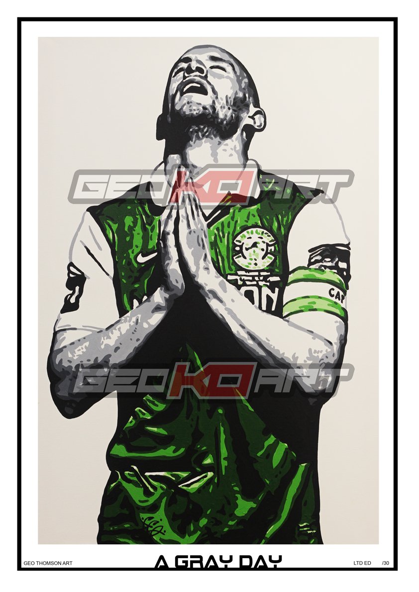 SIR DAVID GRAY HIBS CUP FINAL A GRAY DAY | geokoart