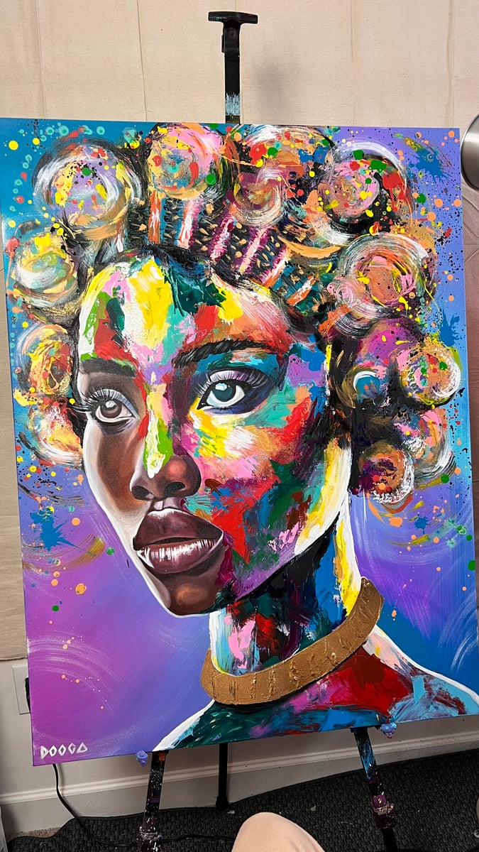 Colors of Me - Canvas Print | DOOGA ART LLC