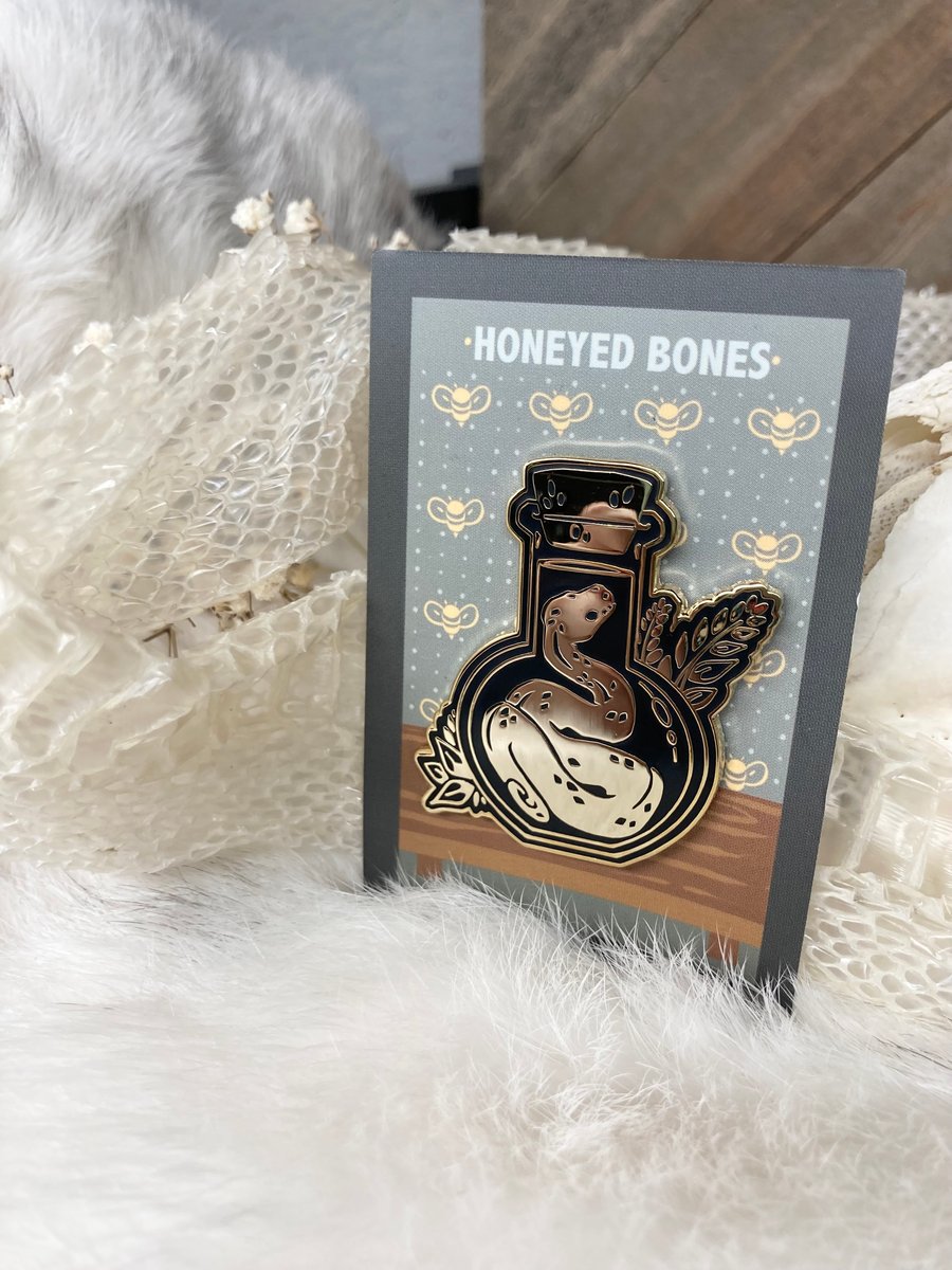 Ball Python Wet Specimen Pin | Honeyed Bones