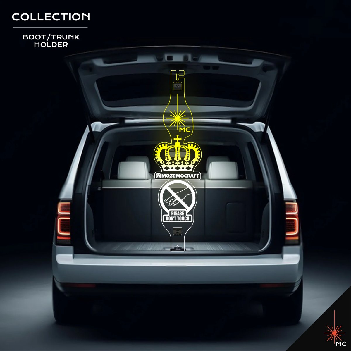 Custom LED Car Boot / Trunk Holder Prop PLEASE EMAIL US DIRECTLY ...