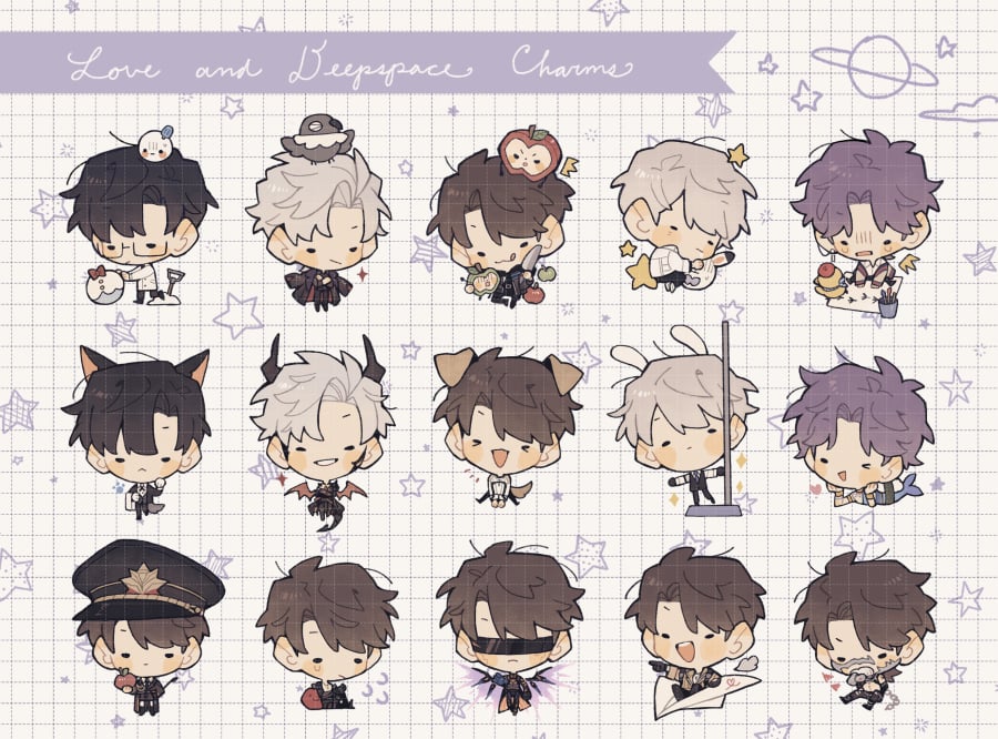 [PRE ORDER] Love and DeepSpace Cheebs Charms | OtakuPup’s Kennel