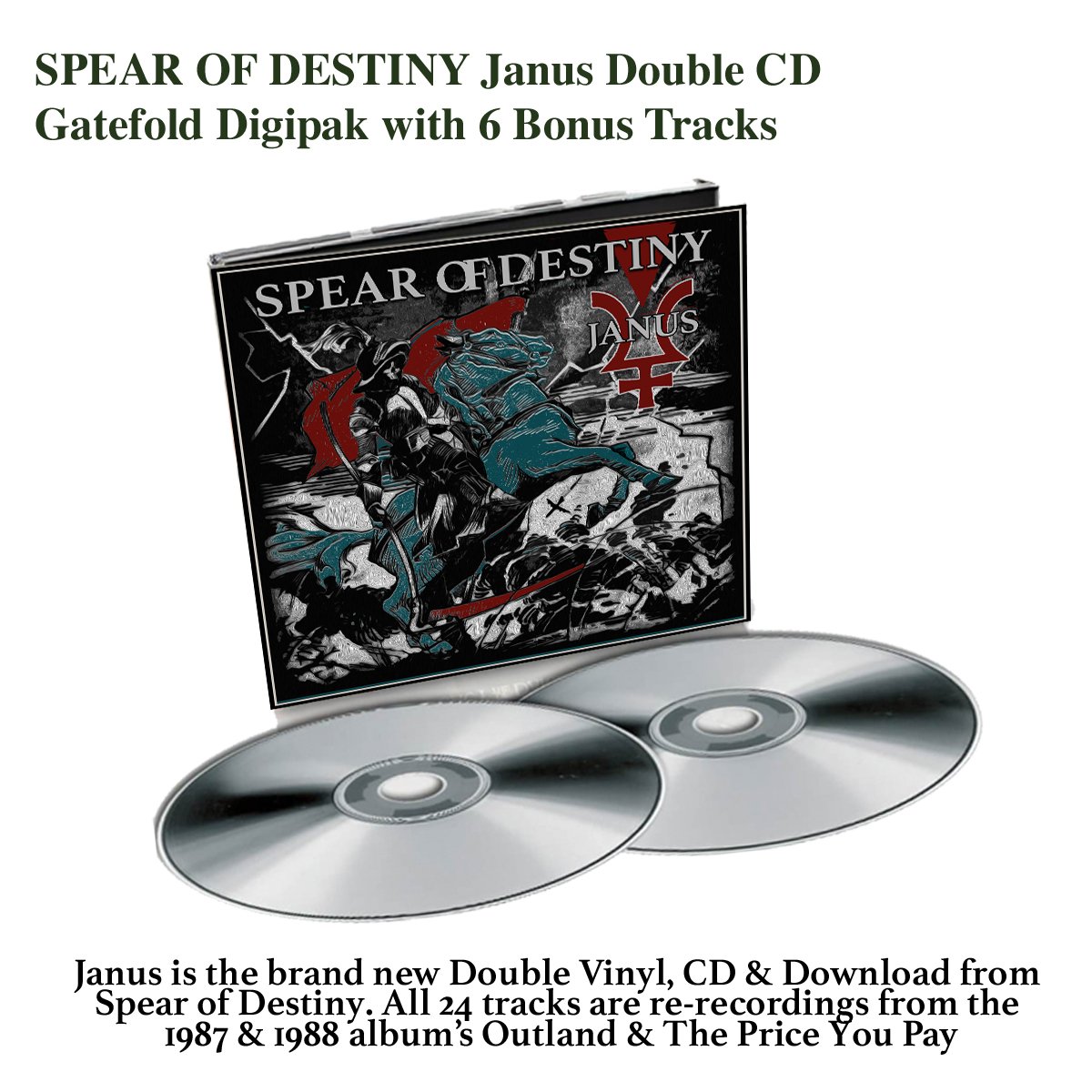 SPEAR OF DESTINY Janus Double CD | kirkbrandondotcom