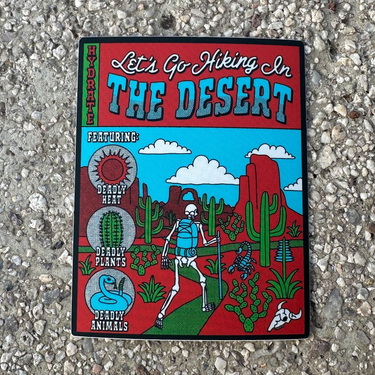 Hiking Sticker | Jos Par