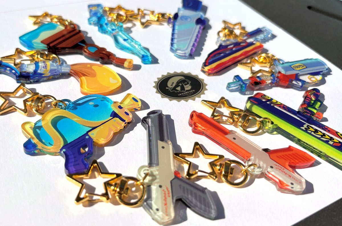 splatoon weapon charms | tokkibada