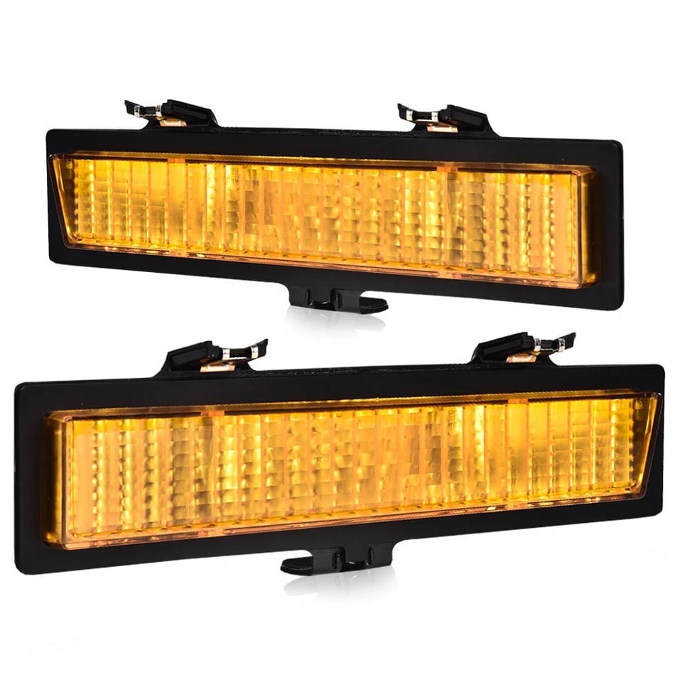 Pair Front Signal Lights Parking Lamp Fit For OBS 88-98 with spoiler's ...