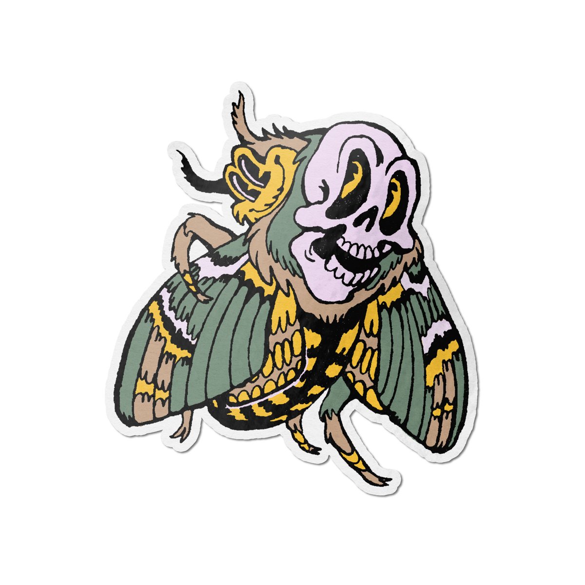 Death's-Head Sticker | Humbug Stuff