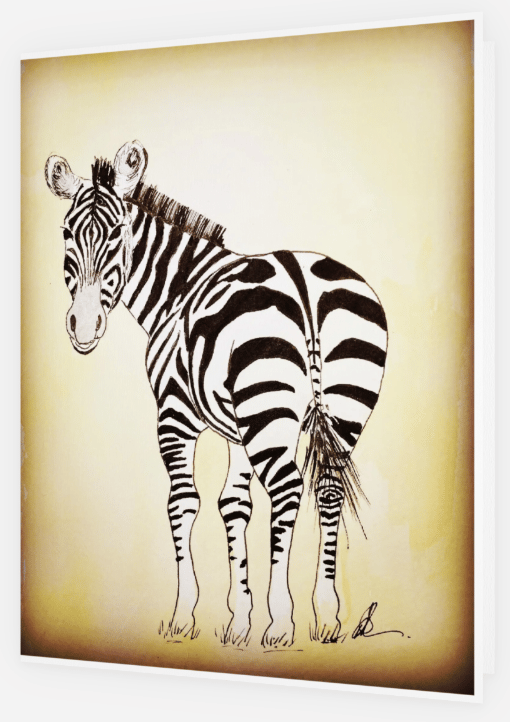 Zebra (cards & envelopes) min order 50 cards | Rapid Impressions Cards