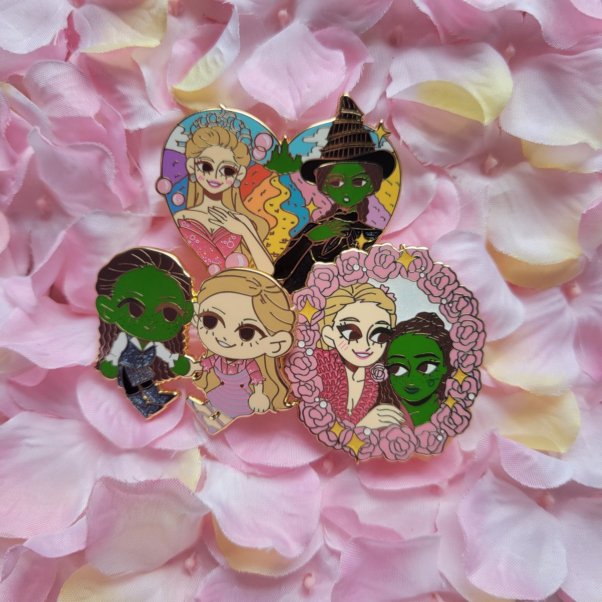 Wicked Pins Gold | Rosekorbin