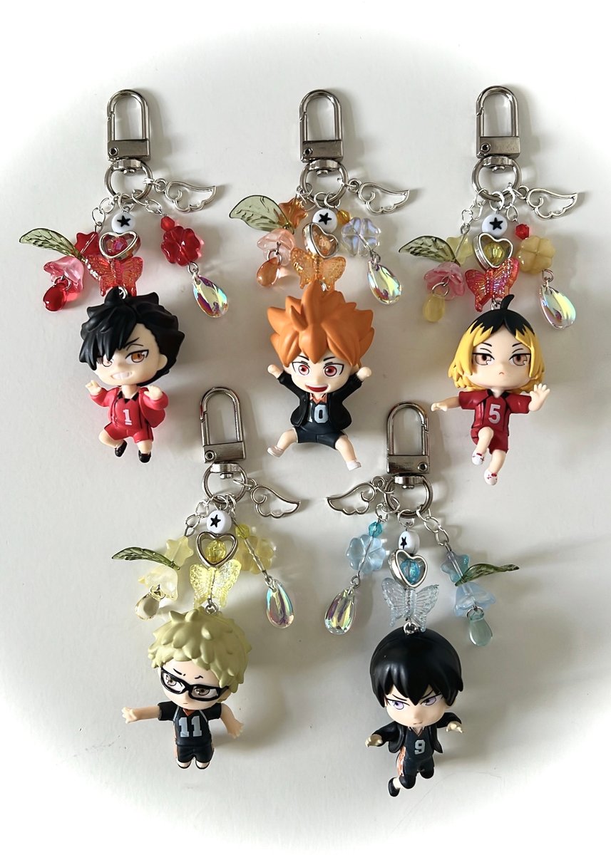 haikyuu keychains | kiwiiicharms