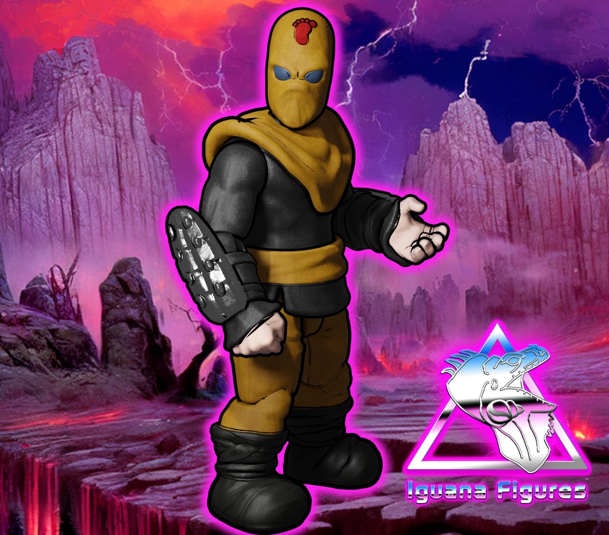 Foot soldier YELLOW | iguana figures