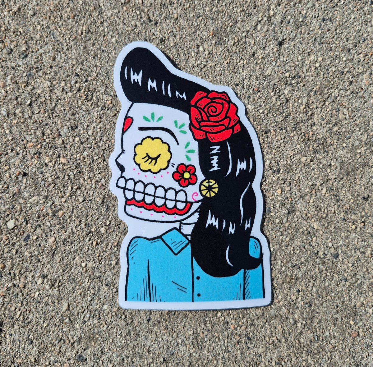 Pachuca Calavera Vinyl Sticker | Artwork by Jose Pulido
