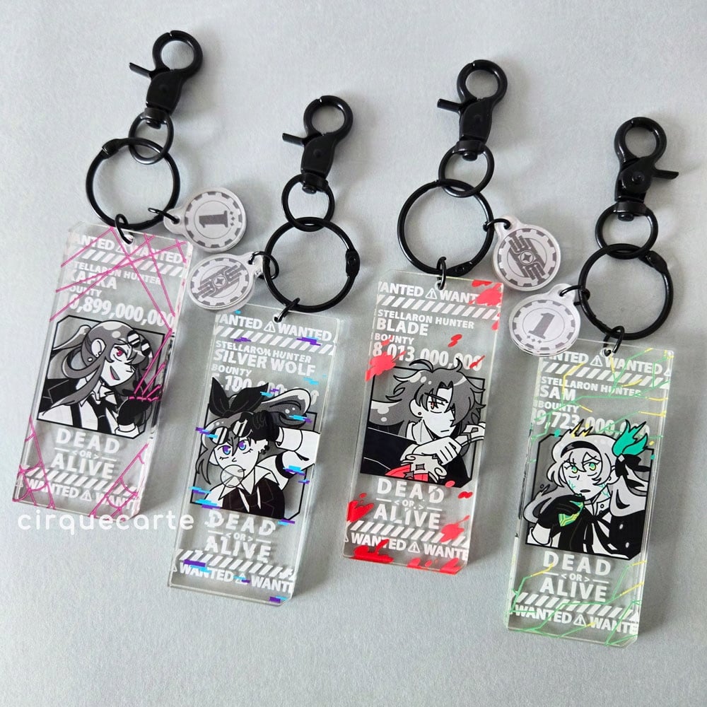 HSR: Fanmade 3D Acrylic Charms | cirquecarte