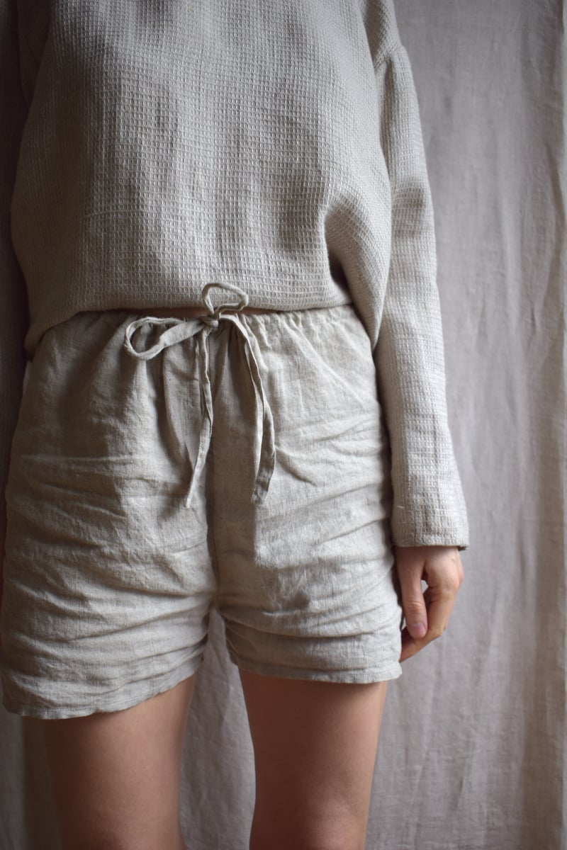 Lightweight linen boxers | Raw linen studio