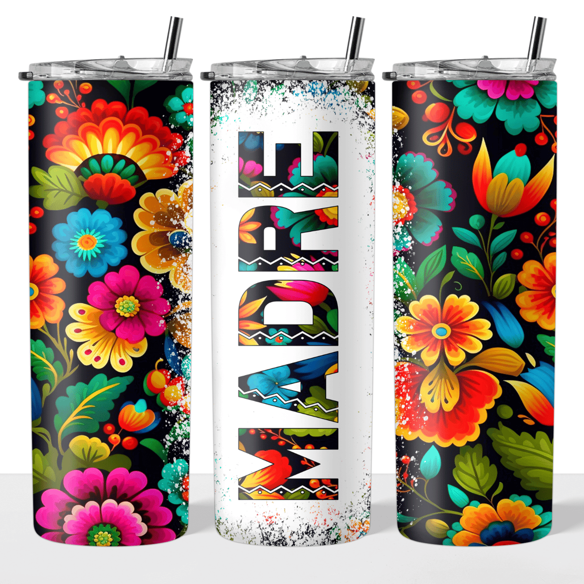 Madre Floral 20oz Tumbler💐 ️ | Lash Creations & Crafts