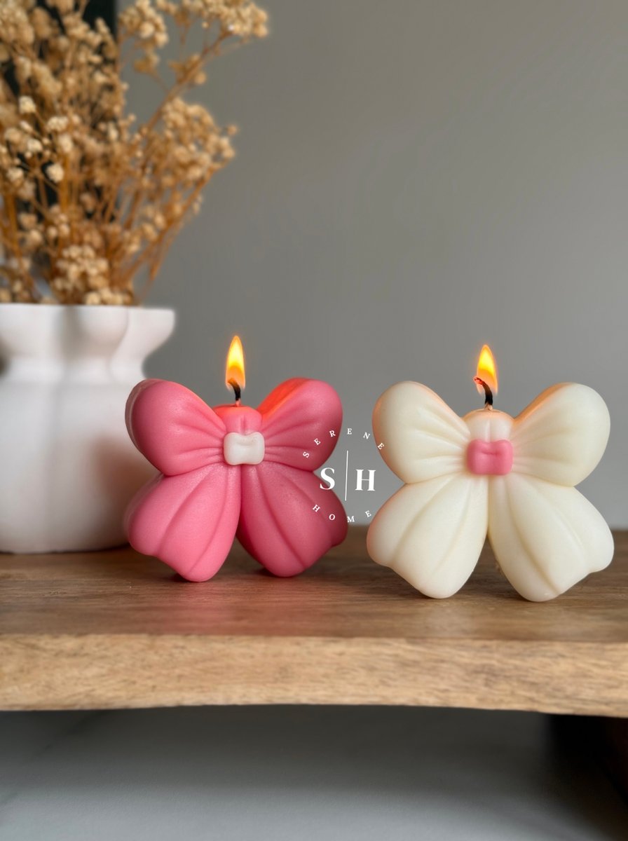 Bow Candle | Serene Home