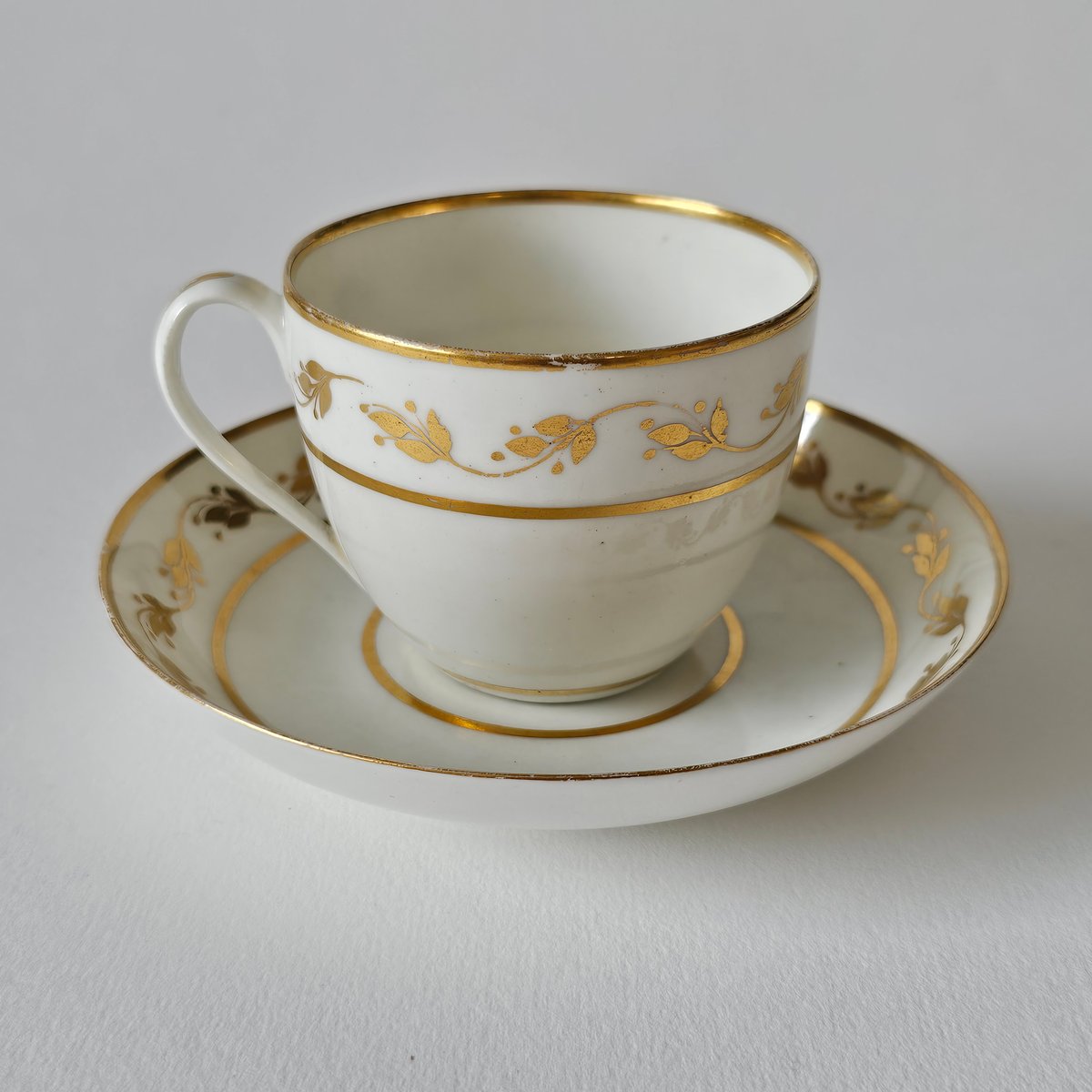 Antique Georgian Early Derby Cup & Saucer Pattern 544 c.1795 | The Ink Jar