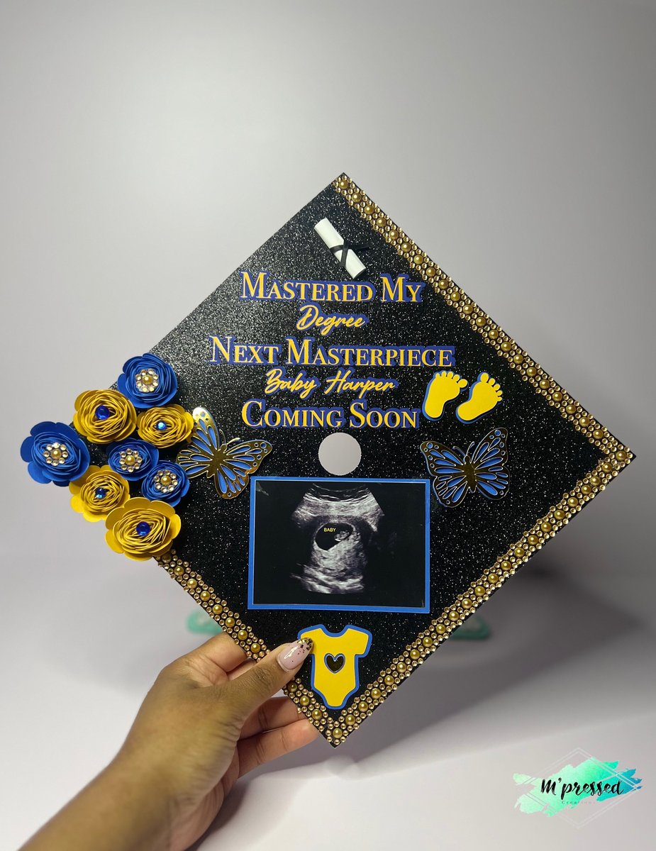 Custom Graduation Cap Topper | mpressedcreations