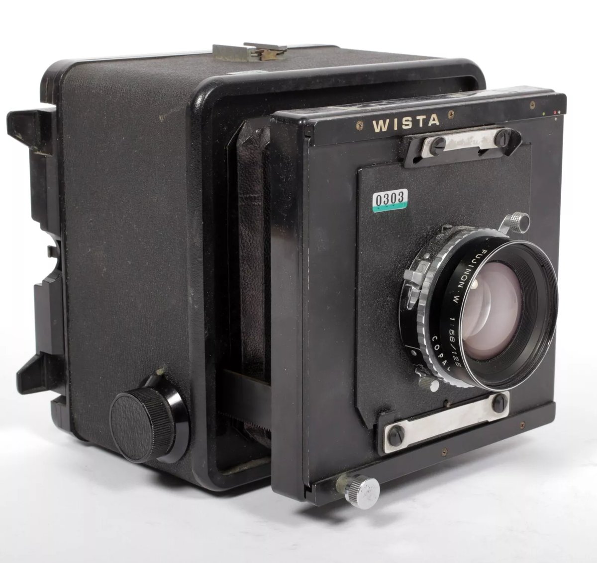 Wista Super wide/portrait 4X5 camera + Fuji 125mm F5.6 lens + FRESNEL ...