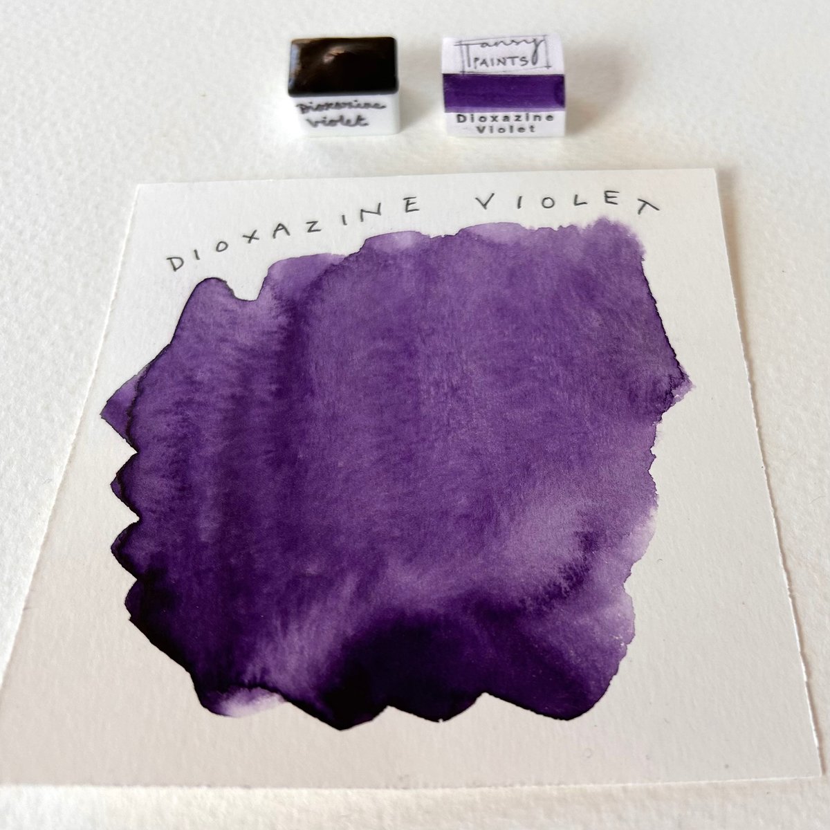 Dioxazine Violet watercolour | Tansy Hargan