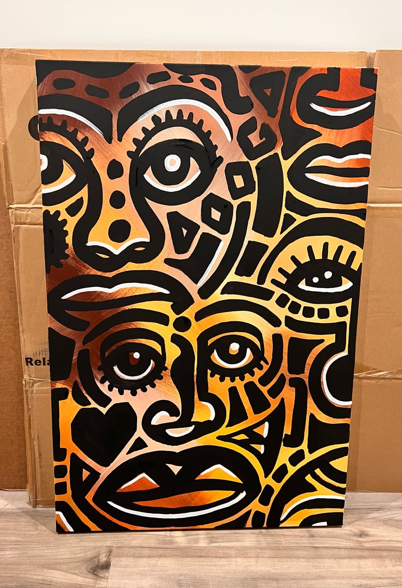 Faces 8 - Canvas Print | DOOGA ART LLC