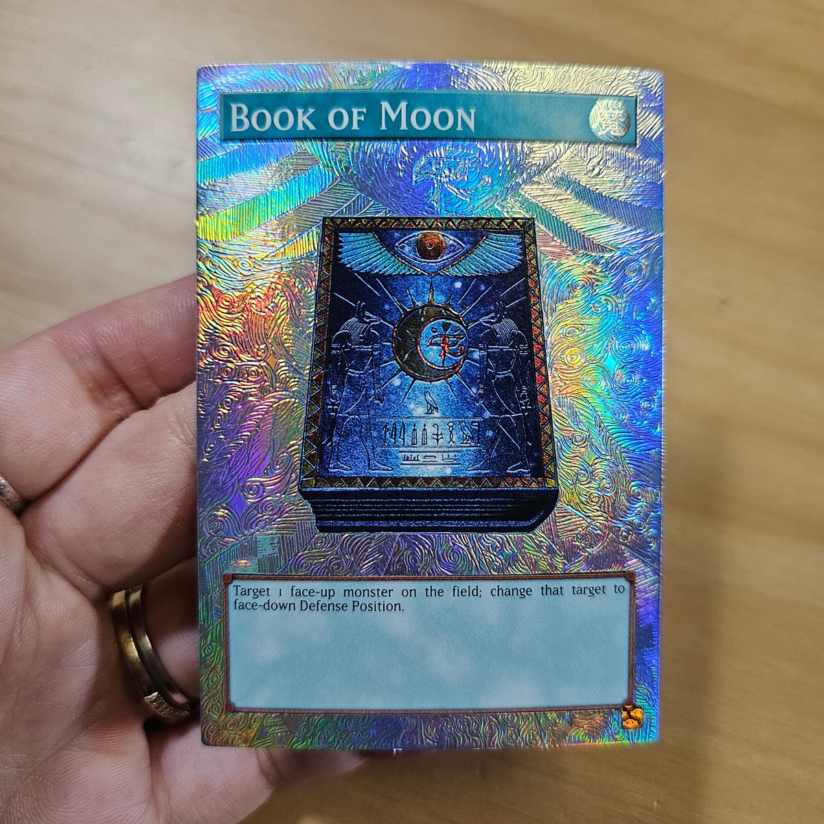 artofthecards — Book of Moon Borderless Etched Card