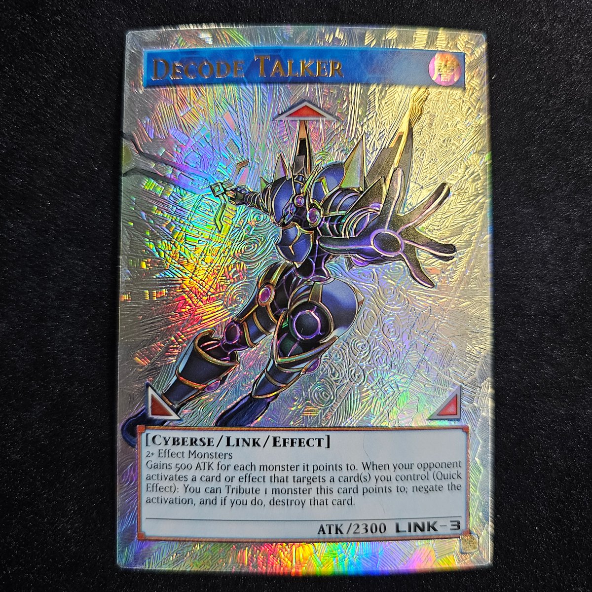artofthecards — Decode Talker Borderless Etched Card