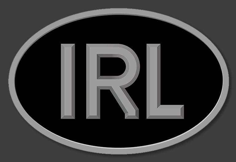 Magnetic IRL Ireland badge - Raised Digit 180x120mm | Auto Wares