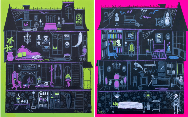 Open Haunted House - Pair of Extra Special 16x20 Prints | El Gato Gomez