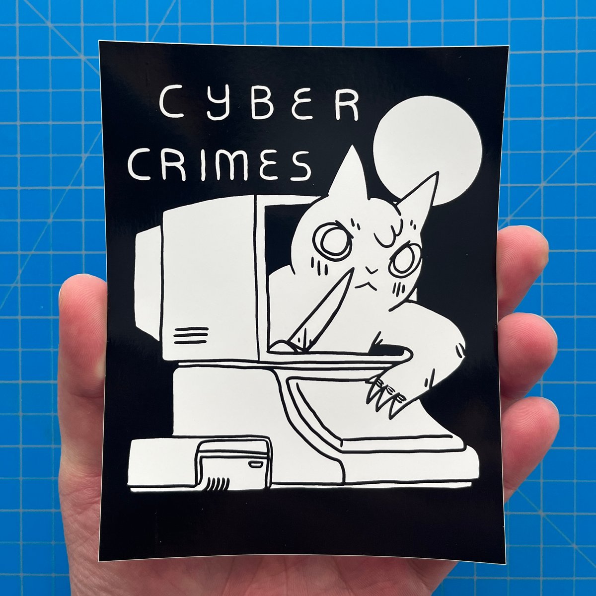 Cyber Crimes Sticker / Deth P. Sun