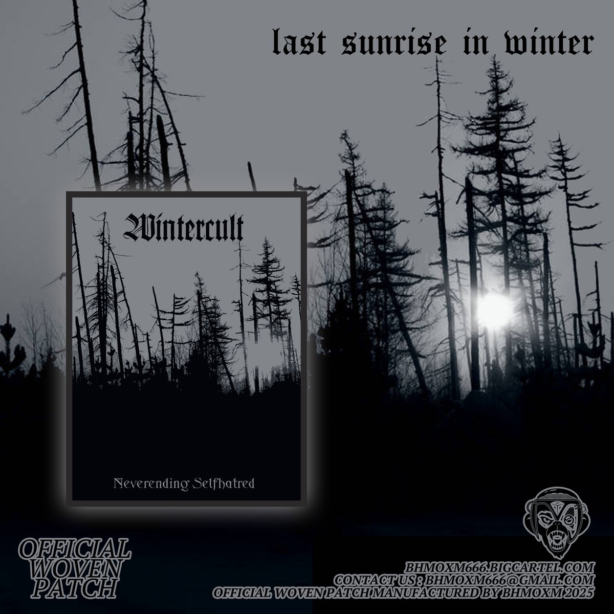 WINTERCULT - NEVERENDING SELFHATRED OFFICIAL PATCH | bhmoxm666