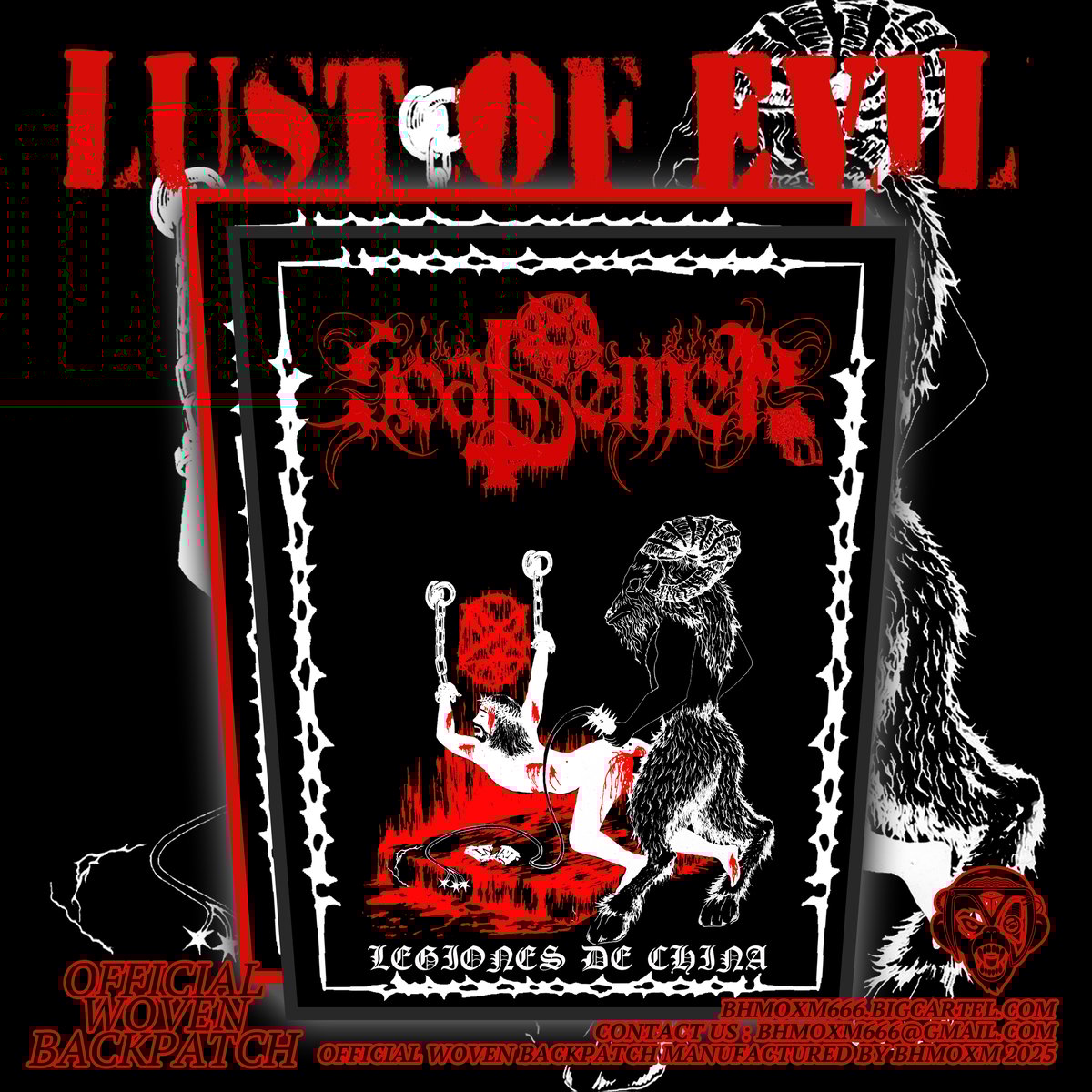 GOAT SEMEN - GOAT SEMEN OFFICIAL BACKPATCH | bhmoxm666