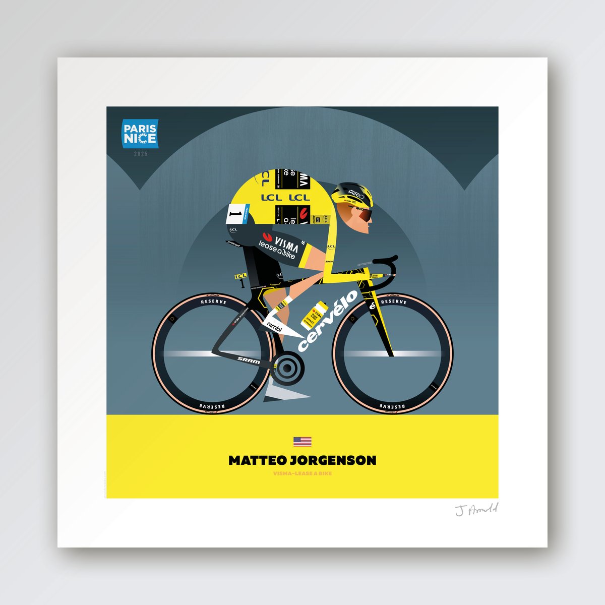 Matteo Jorgenson – Paris-Nice 2025 | Little James Arnold