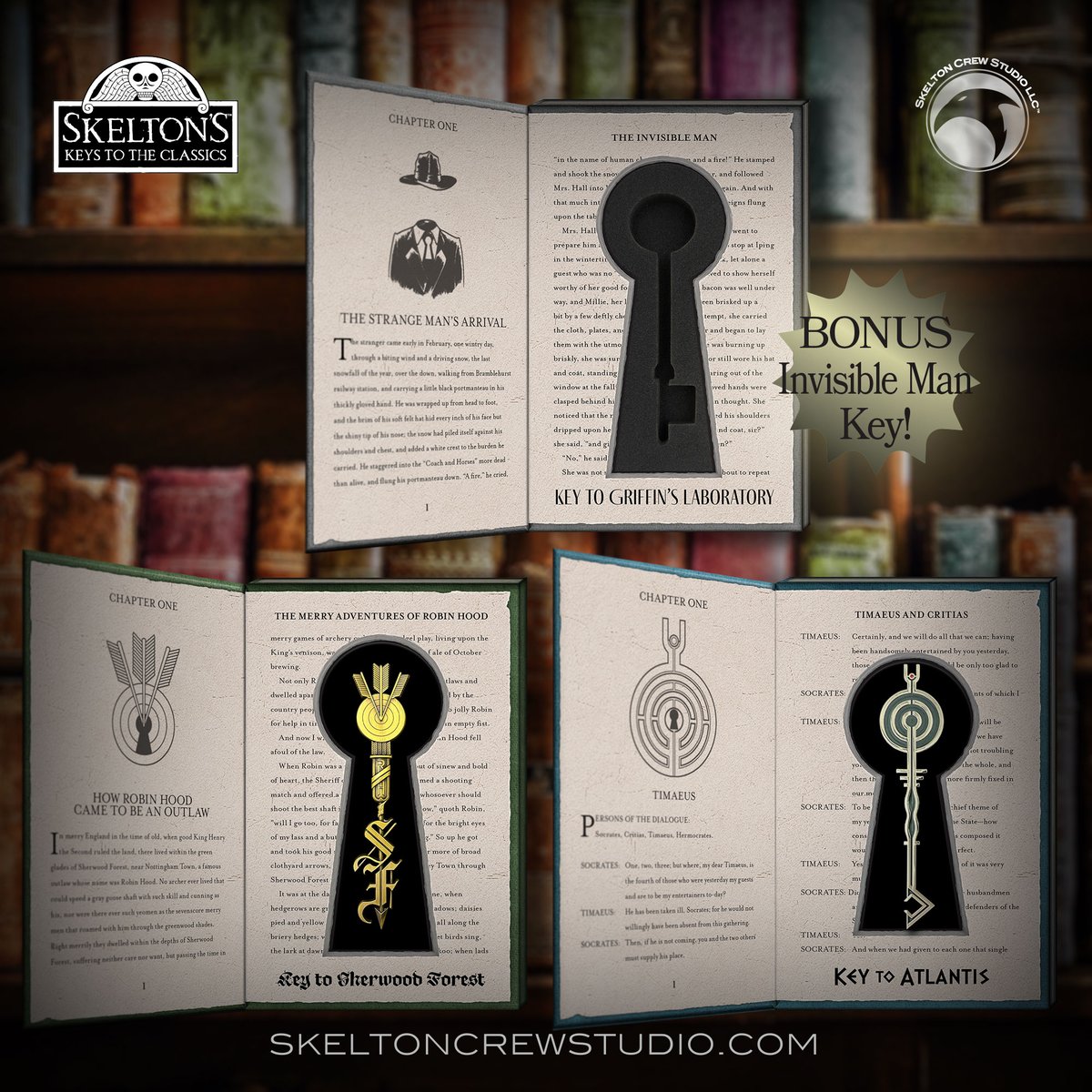 Skelton's Keys to the Classics: Key to Atlantis & Key to Sherwood ...