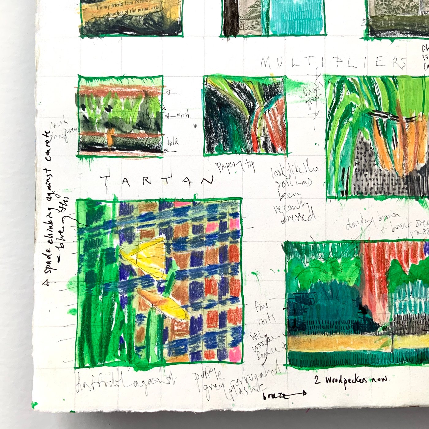 Mixed Media Thumbnail Sketching ONLINE | Tansy Hargan