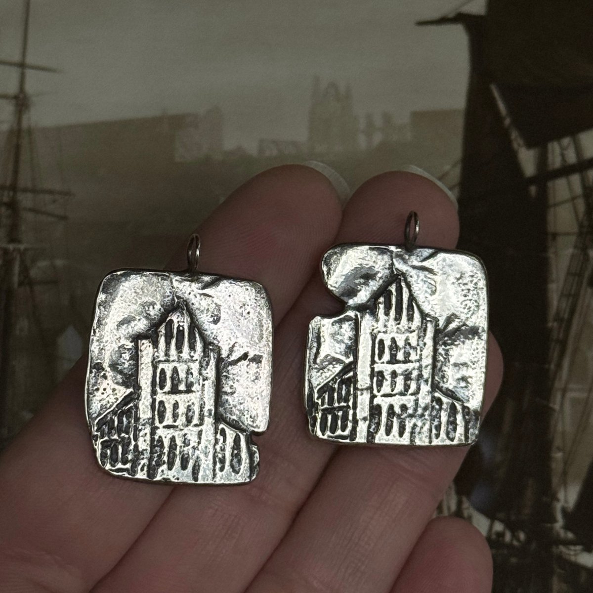 Whitby Abbey pendant | Sundown Craft