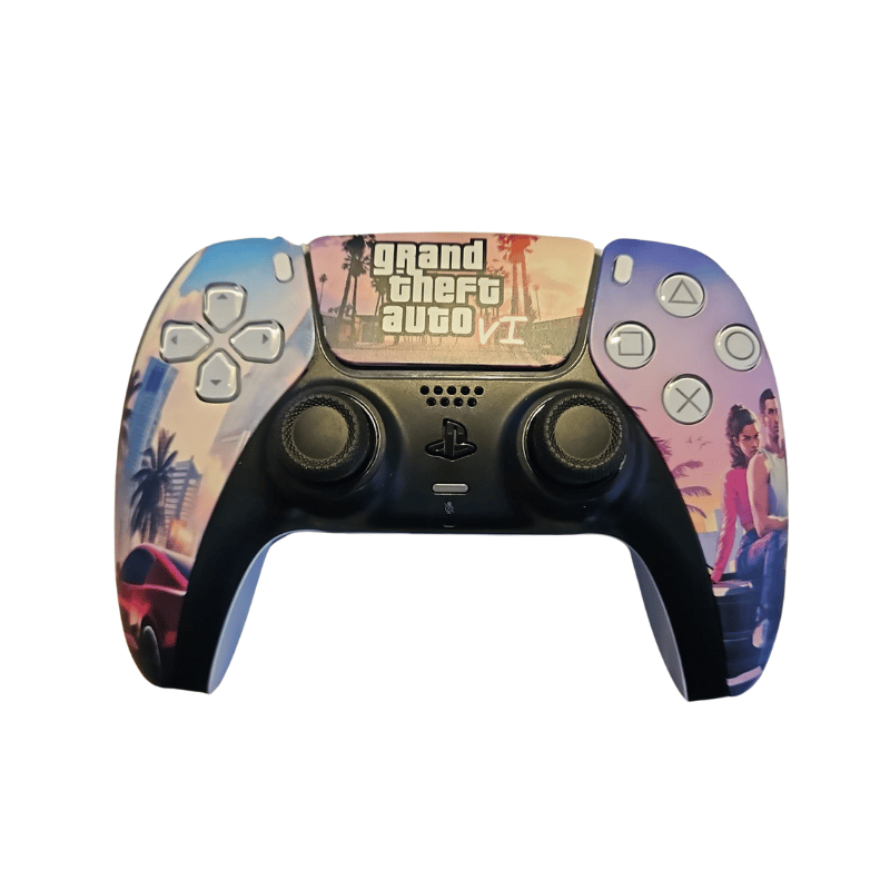 Custom PS5 DualSense Controller – GTA-Inspired Design (V6 Hall Sensor ...