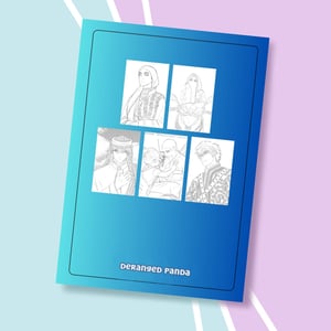 Manhwa Colouring Book: Muslim Edition | Deranged Panda