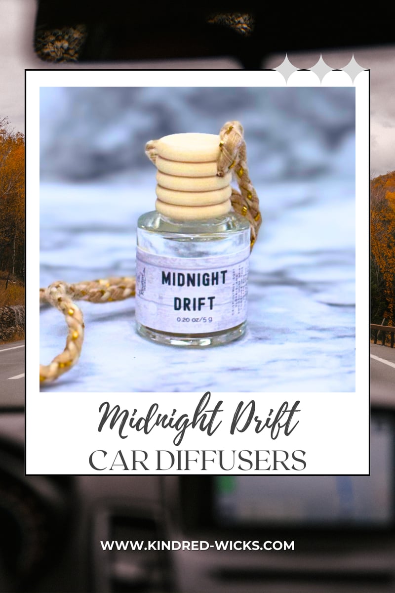 Midnight Drift Car Diffuser | Kindred Wicks