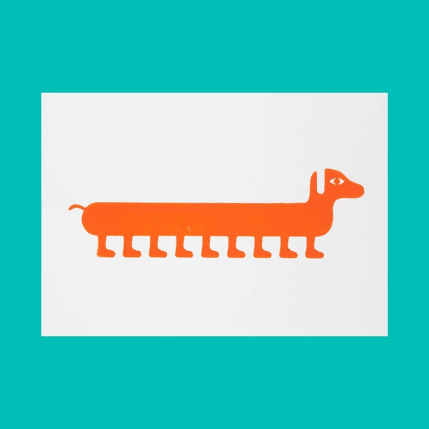 Tadashi - Dog Block Print | Butter Home