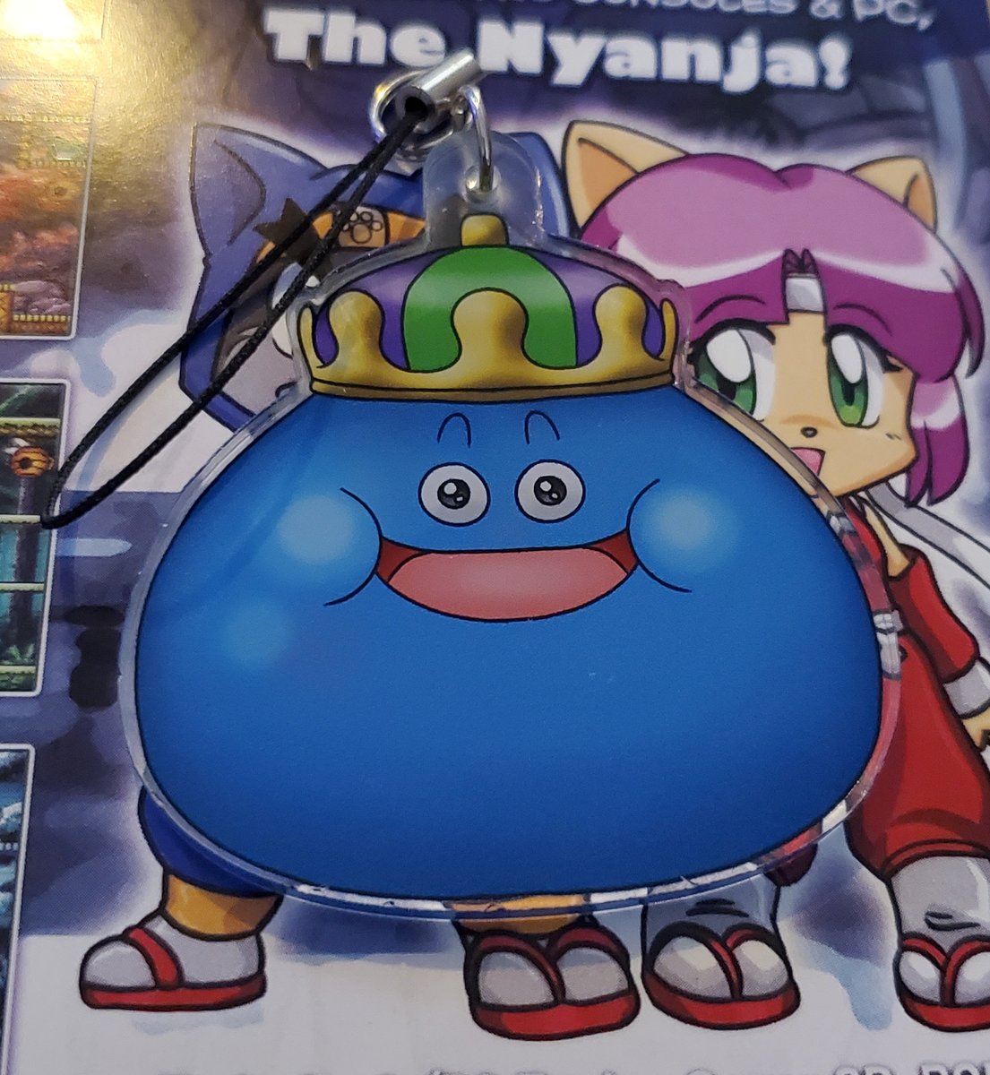 King Slime DQ 2 inch charm | Sarumaru