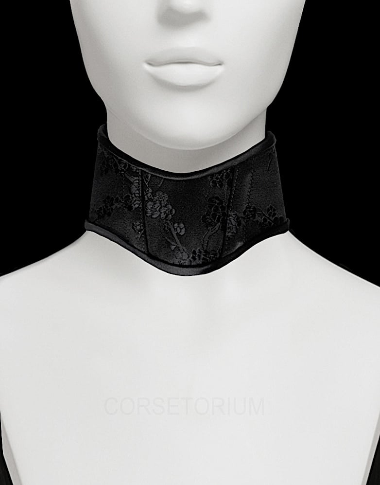 SAKURA SILK POSTURE COLLAR | corsetorium